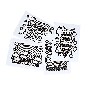 Crayola Sprinkle Art Say What Activity Kit, Word Art, Gift for Girls, Age 5, 6, 7, 8