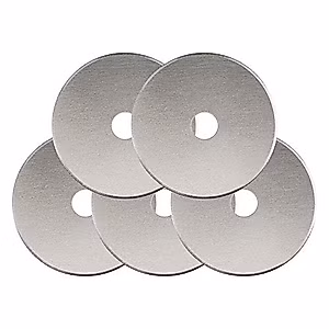 Fiskars 95287097J Rotary Cutter Replacement Blades, 45mm , 5 Pack