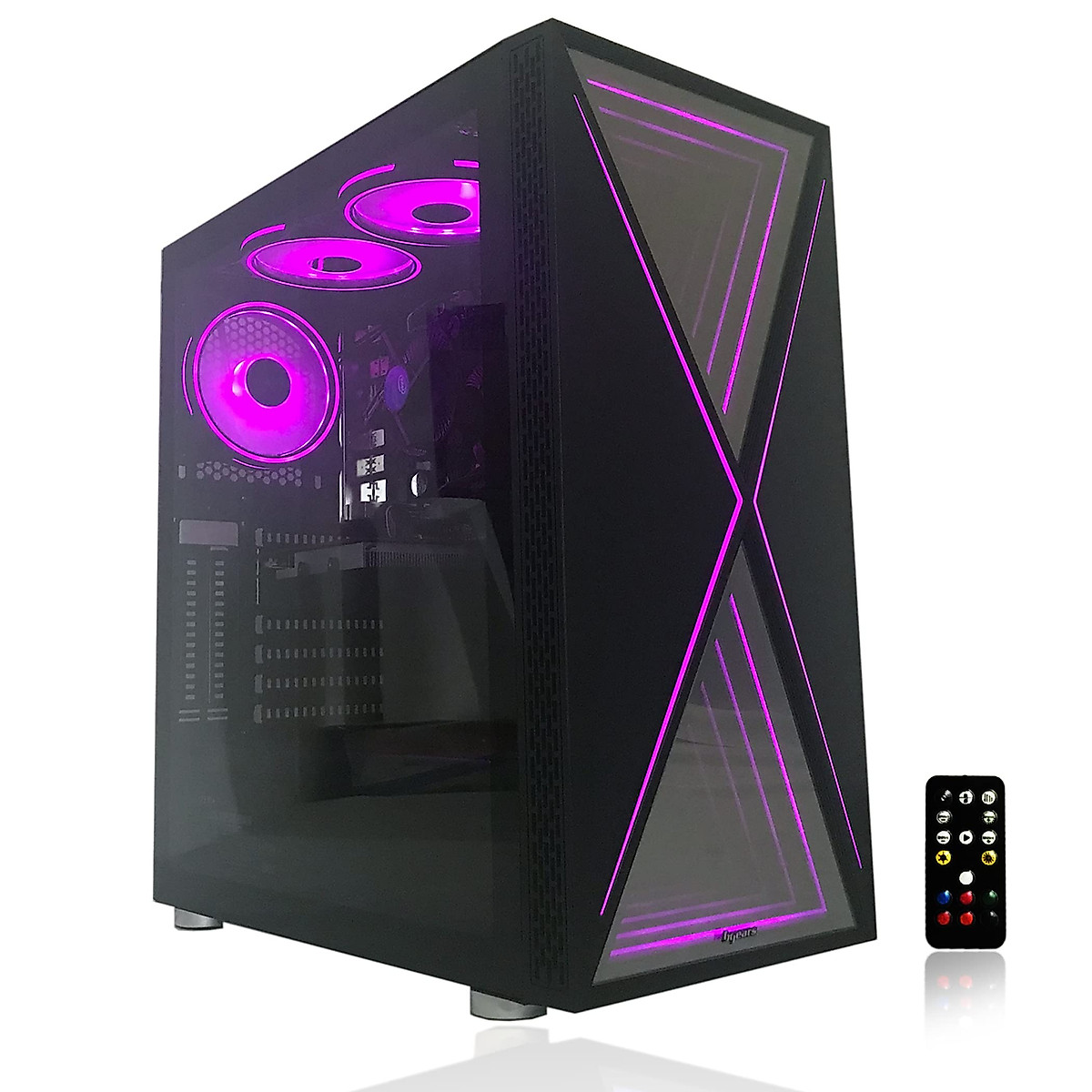 Alarco Gaming PC Desktop Computer Intel i7 3.40GHz,16GB Ram,1TB Hard Drive,Windows 10 pro,WiFi Ready,Video Card Nvidia GTX 750 4GB, 3 RGB Fans with Remote