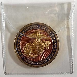 United States Marine Corps Challenge Coin Put On TheWhole Armor of God