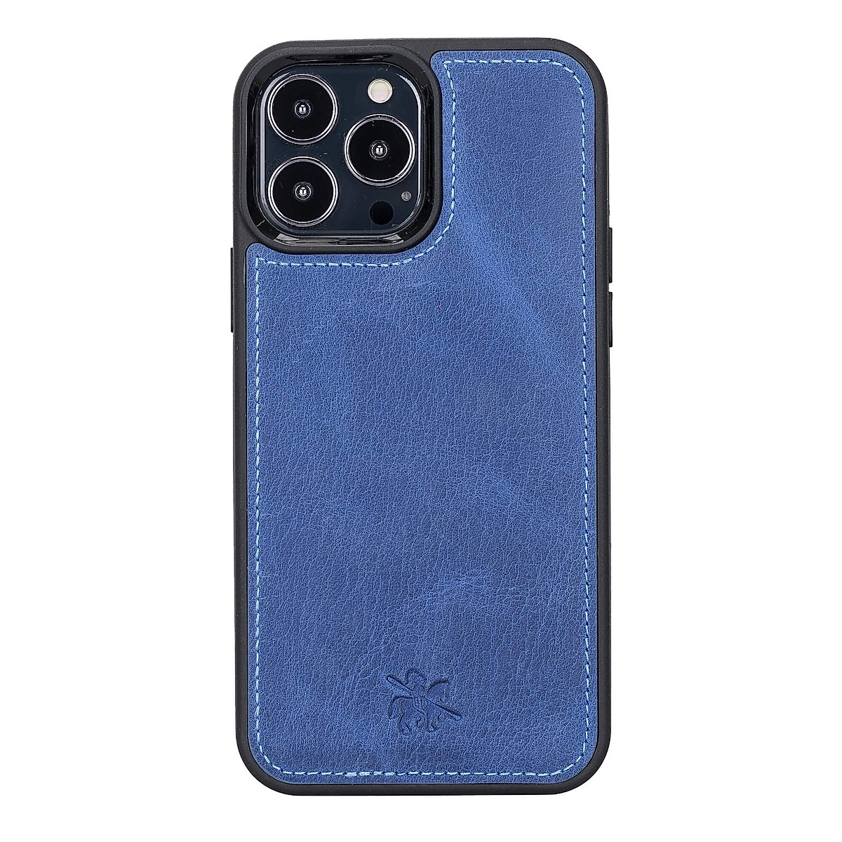 Venito Ravenna Slim Magic Leather Wallet Case for iPhone 13 Pro Max (6.7 in) with a Magnetic Flip & Four Card Slots and a Bill Pocket & Lightweight Frame (Antique Dark Blue)