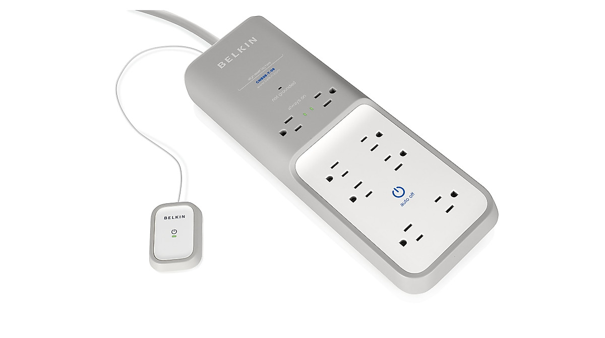 Belkin 6-Outlet Conserve Surge Protector with Timer - Save Energy & Costs