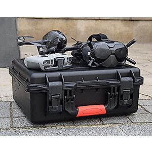 FPVtosky Professional Hard Case for DJI FPV [Case Only] - DJI FPV Drone Carrying Case Accessories - Fits 6 batteries - Keep Props On
