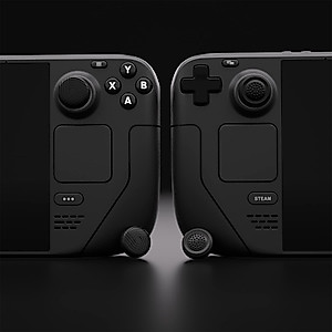 PlayVital Thumb Grip Caps for Steam Deck LCD, for PS Portal Remote Player Silicone Thumbsticks Grips Joystick Caps for Steam Deck OLED - Samurai & Guardian Edition