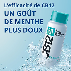 CB12 Mild Mint Menthol Mouthwash (250ml)