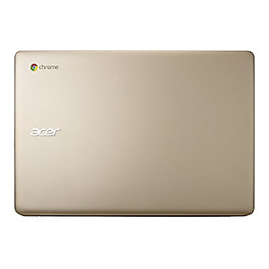 Acer Chromebook 14, Aluminum, 14-inch Full HD, Intel Celeron N3160, 4GB LPDDR3, 32GB, Chrome, Gold, CB3-431-C0AK