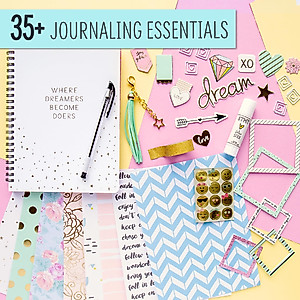 STMT D.I.Y. Dreamers Become Doers Journaling Set, Stationery Set, Bullet Journal Kit, Journaling Kit, Journals for Teen Girls, DIY Journal Set for Girls Ages - 8+