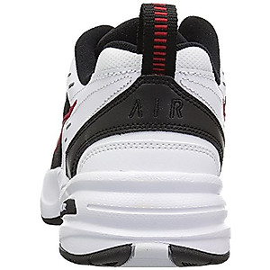 Nike Air Monarch IV Training Shoe (4E) - White/Black/Varsity Red, Size 9 US