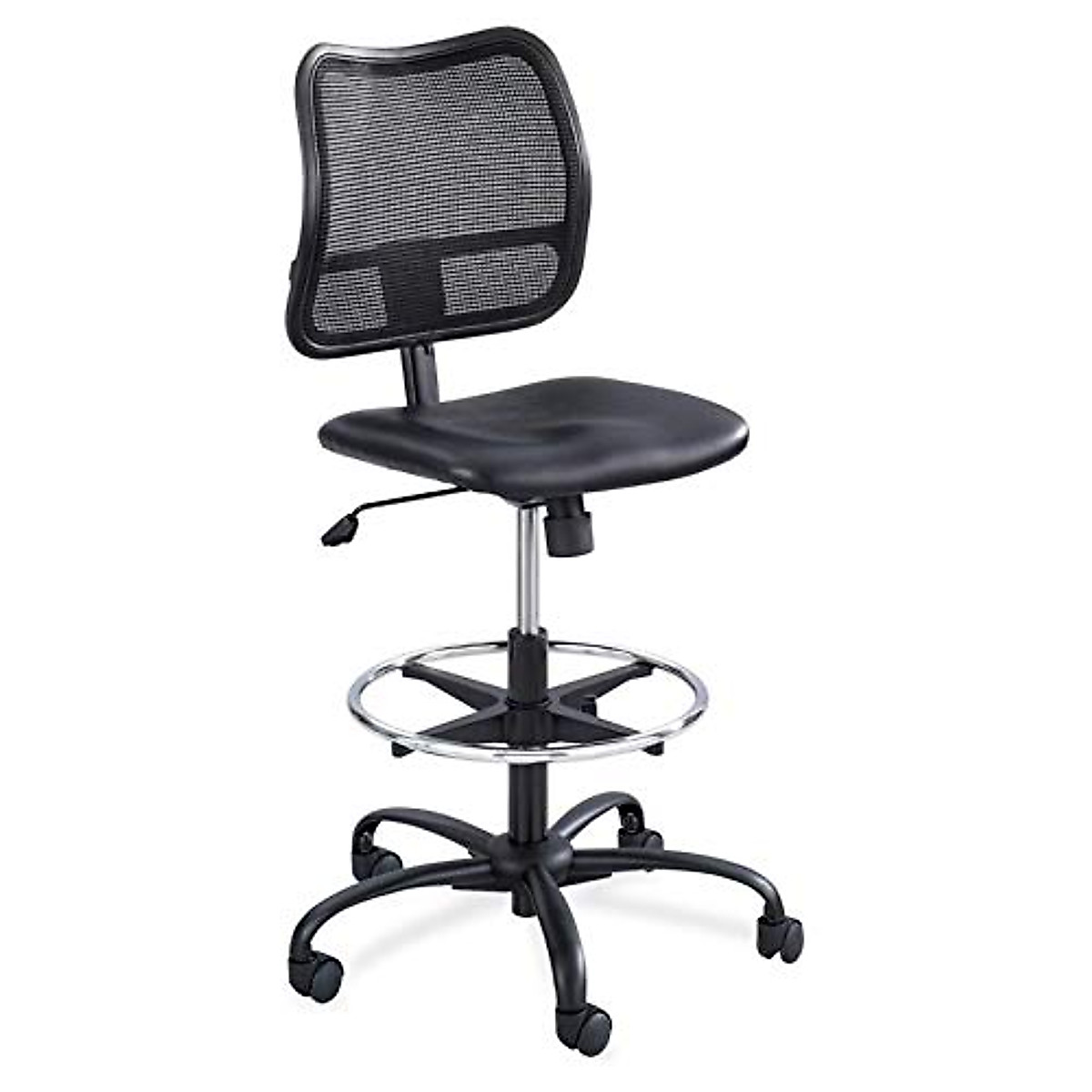 Safco 3397BV Chair, Extended Height, Black Vinyl