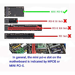 CERRXIAN Mini PCI-E Gigabit Ethernet PCI Express Network Card NIC 10/100 / 1000Mbps with Low Profile Bracket