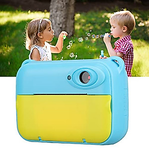 Digital Camera Colorful Kids Selfie Camera Outdoor Viewing for Girls (Blue)