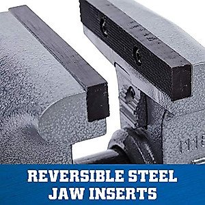 Wilton Tradesman Bench Vise, 6-1/2" Jaw Width, 6" Max Jaw Opening, 4" Throat (Model 1765)