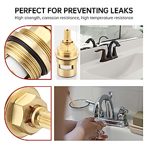 Faucet Cartridge Replacement for Kohler 1000188, Ceramic Valve Faucet Replacement Parts use in Deck Faucets with 3/4 inch Valves (Hot Cartridge 1000188)