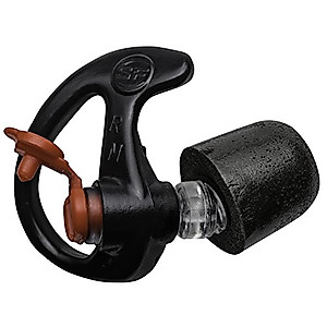 SureFire EP7 Sonic Defenders Ultra filtered Earplugs w/ Comply Canal Tips, reusable, Black, Medium