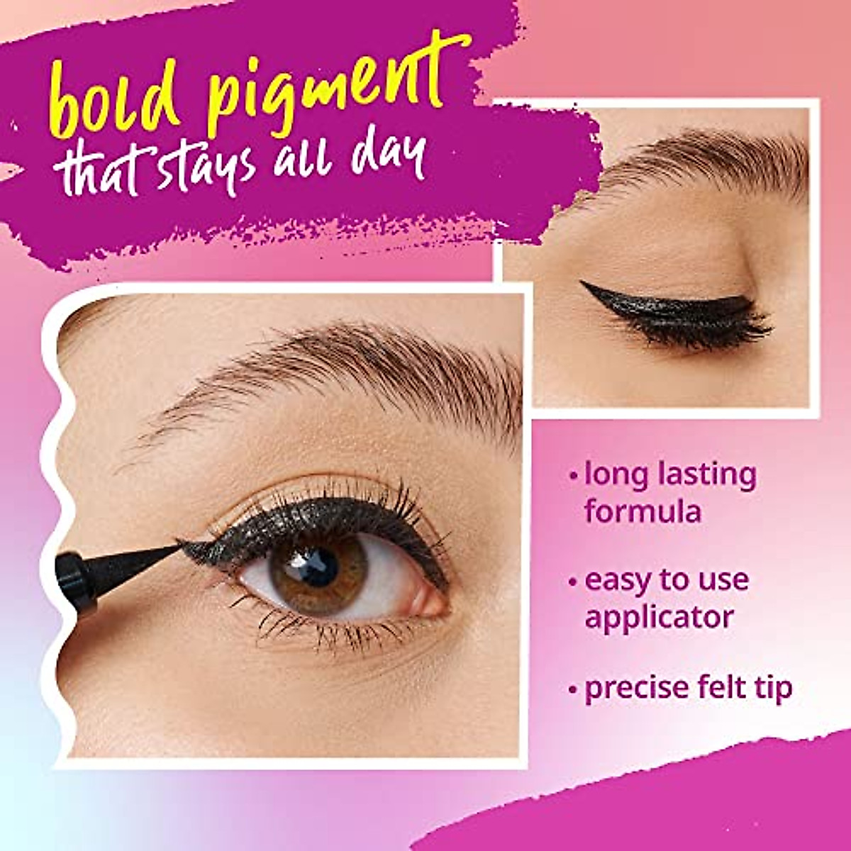 essence | Lash Princess Eyeliner Pen | Smudge Proof & Easy to Use | Vegan & Cruelty Free | Free From Parabens-Fragrance & Microplastic Particles (Black)