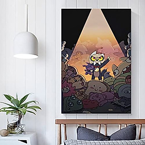 WUTING King The Owl House Canvas Art Poster and Canvas Wall Art Living Room Posters Bedroom Painting, Wall Art Picture Print Modern Family Bedroom Decor Posters 12x18inch(30x45cm)