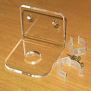 MANNIFEN 2 Pack Universal - Clear Acrylic Rack - Lightsaber Wall Mount Lightsaber Wall Shelf Saber Lightsaber Lightsaber Wall Bracket