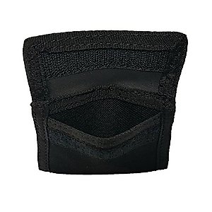 LINE2design Latex Glove Pouch Black - Police - Firefighter - EMS - EMT - Paramedic Medical 2 Pair of Gloves Holder