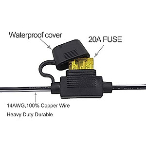 SCCKE 10FT 14AWG SAE to SAE Extension Cable Quick Disconnect Wire Harness SAE Connector/SAE TO SAE Heavy Duty Extension Cable