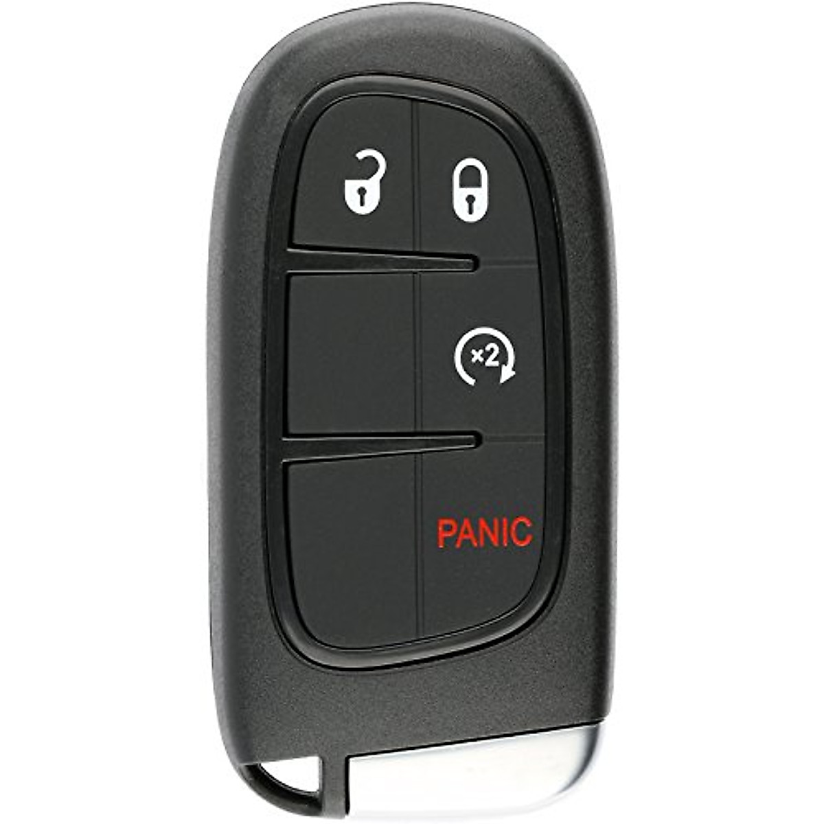 KeylessOption Keyless Entry Remote Start Smart Car Alarm Key Fob for 2013-2018 Ram 1500, 2500, 3500 GQ4-54T