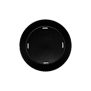 G.E.T. RB-892-BK-EC Round Serving Basket with Base, 9", Black (Set of 4)