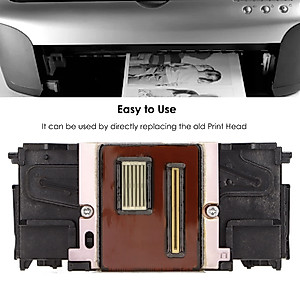 ASHATA Replacement QY6-0089 Printhead Print Head for Canon TS5080 TS6020 TS6050 TS6051 TS6052 TS6080 TS5050 TS5051 TS5053 TS5055 TS5070 - Single Black