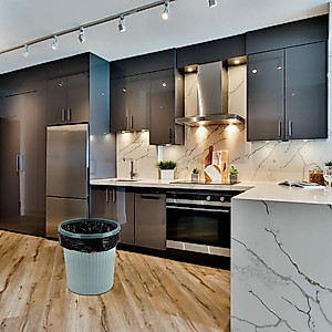 Parlynies 2.6 Gallon Small Drawstring Trash Bags, Black Garbage Bags, 104 Bags, f