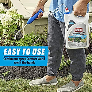 Ortho GroundClear Super Weed & Grass Killer1: Refill, Fast-Acting, See Results in Hours, For Patios and Landscaped Areas, 1 gal.