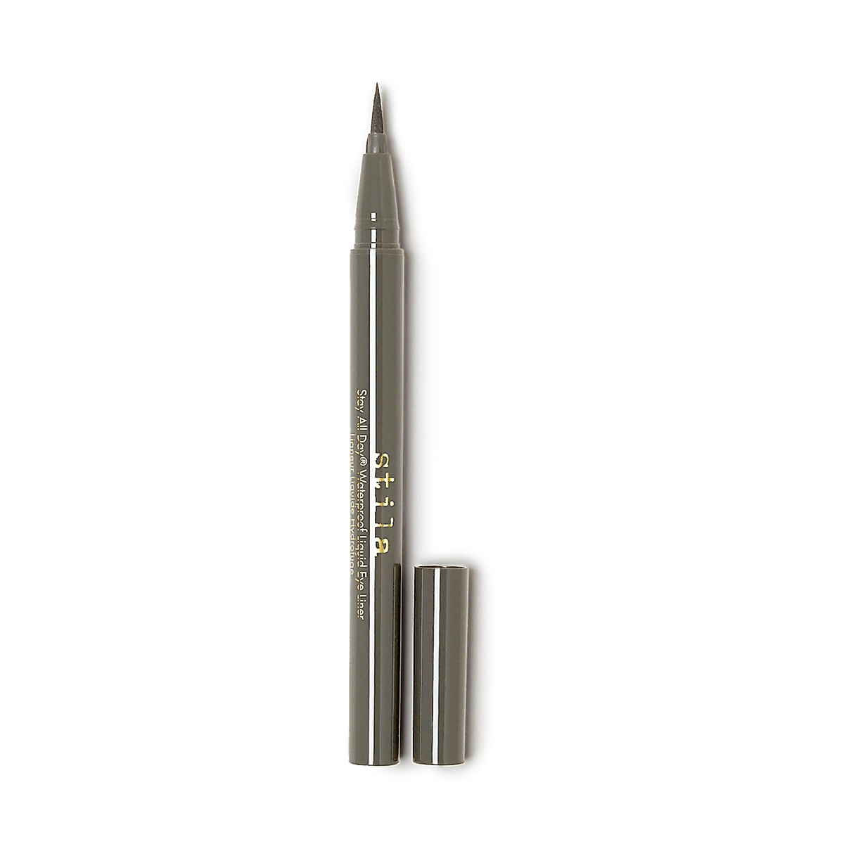 stila Waterproof Liquid Eye Liner, Stay All Day Makeup with Fine Brush Tip | Lasting Satin Finish, Smudge-Proof & Transfer-Resistant