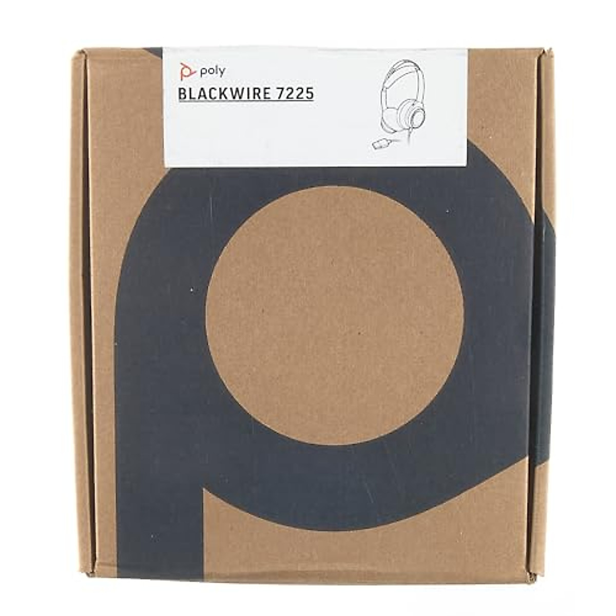 Poly (Plantronics + Polycom) Blackwire 7225 Wired USB-A Headset (Plantronics) - Black - Dual-Ear (Stereo) Computer Headset - Connect to PC/Mac via USB-A - Active Noise Canceling