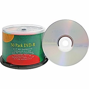 Compucessory 35557 DVD-R, 4.7GB, 16X, Branded, 50/PK