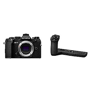 Olympus OM-D E-M5 Mark III Body Black with Olympus ECG-5 Grip for E-M5 Mark III