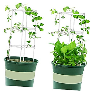 1 Set Vine Support Pillars Decorative Plants Monstera Plant Pot Faux Plant House Plants Artificial Garden Plant Support Stakes Plant Support Ring Plant Trellis Garden Trellis Rose