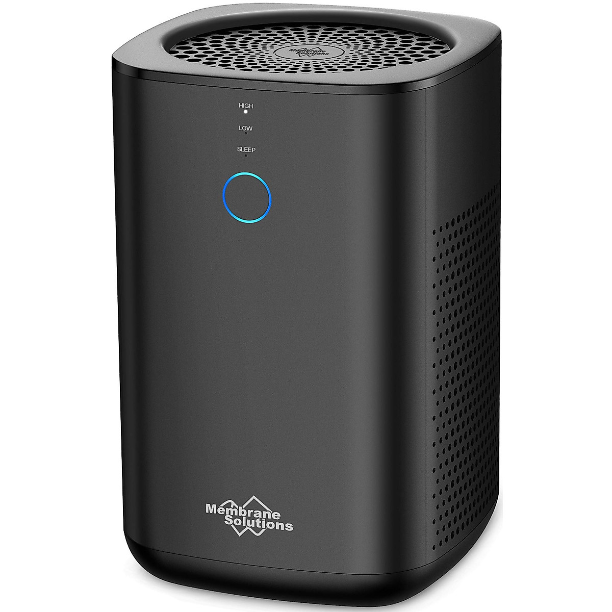 Membrane Solutions Air Purifier for Home Bedroom with H13 True HEPA Filter, Eliminate Allergies, Smoke, 99.97% Pollen Dust Pets Dander and Odors, 24dB Ultra Quiet Desktop Air Cleaners Office,Black 2J8
