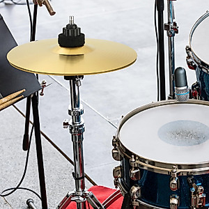 Hi Hat Cymbals Crash/Ride Cymbal Brass Sturdy Hi-hat Cymbal for Drum Players Percussion Drum, 8 Inches