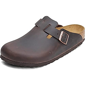 Birkenstock Unisex Boston Clog,Habana Oiled Leather,40 M EU