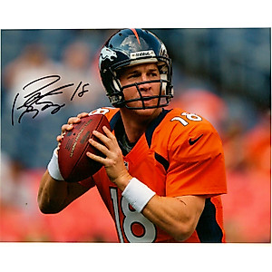 Kirkland Signature Peyton Manning Autograph 8 X 10 Photo Display on Glossy Photo Paper