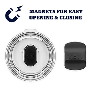 YETI Rambler 10 oz Wine Tumbler, Vacuum Insulated, Stainless Steel with MagSlider Lid, Big Sky Blue