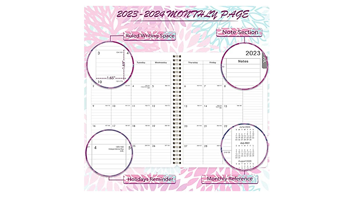 Academic Planner 2023-2024 | Weekly & Monthly | 8x10 Size