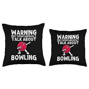 Best Lawn & Carpet Bowls Recreation Ball Designs Funny Bowling Gift for Men Women Bowler Game Lane Play Sport Throw Pillow, 16x16, Multicolor