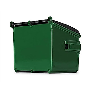 Refuse Trash Bin Waste Management Green and Black 1/34 Diecast Model by First Gear 90-0169C