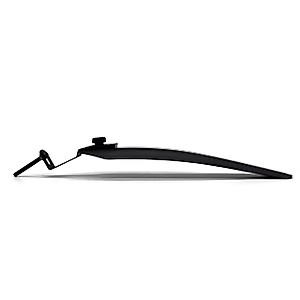 Silfrae Adjustable Standard 26 inch Mountain Bike Splash Guard Bike Fenders Set Front and Rear (Black&Reflective)