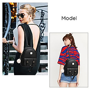 I IHAYNER Girls 3-Pieces Fahsion Leather Backpack Purse Set for Women Rucksack for Ladies Satchel Shoulder Bag Bookbag for Teen Girls Gold Pink