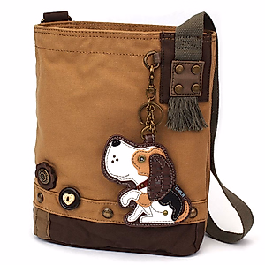 CHALA Patch Crossbody Bag Weiner Dog Dachshund Multi-color (Brown_Beagle II)