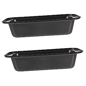 2pcs Bread Pan Home Bake Mold Metal Loaf Tin Baking Bread Loaf Pan Toast Baking Mold Non-stick Loaf Pan Toast Cooking Mold Convenient Loaf Pan Kitchen Loaf Pan Kitchen Gadget