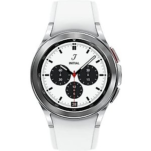 Samsung Galaxy Watch4 Classic Version 42mm Silver Stainless Steel Smartwatch| Verizon 4G LTE| with ECG Monitor Tracker for Health & Fitness + GPS Fall Detection- (Renewed)