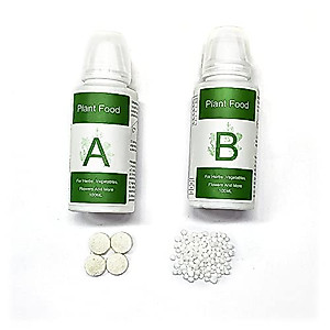 LetPot Indoor Plant Food (400ml in Total), All-Purpose Concentrated Fertilizer for Hydroponics System, Potted Houseplants