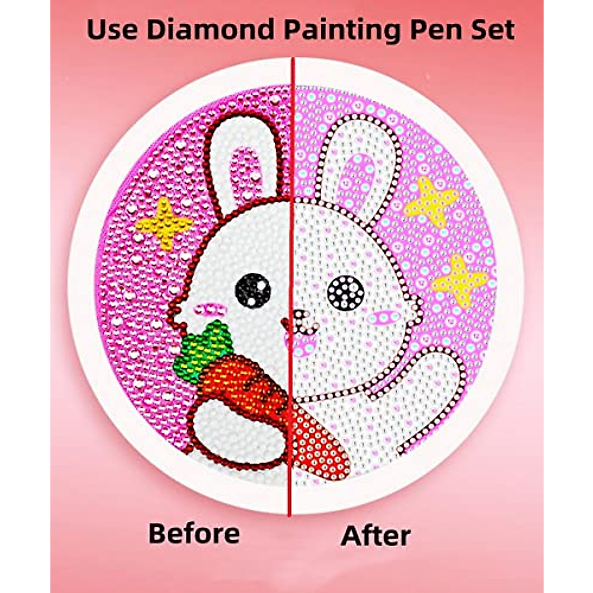 Accfore 22 Pcs Diamond Paint Pen Kits,Spiral Diamond Art Pens Stainless Tips Personalized 5D Diamond Painting Accessories Tools for DIY Painting Crafts