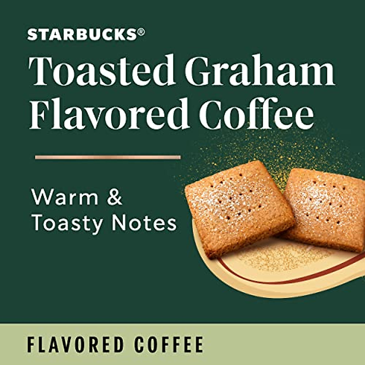 Starbucks Toasted Graham Keurig Pods, Light Roast Coffee - (10 Single Serve K-Cups)