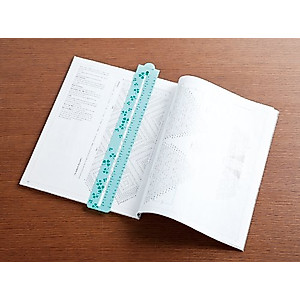 Clover 3164 Pattern Chart Magnetic Gage Place Marker Set, 8-1/2-Inch and 11-3/4-Inch, Green